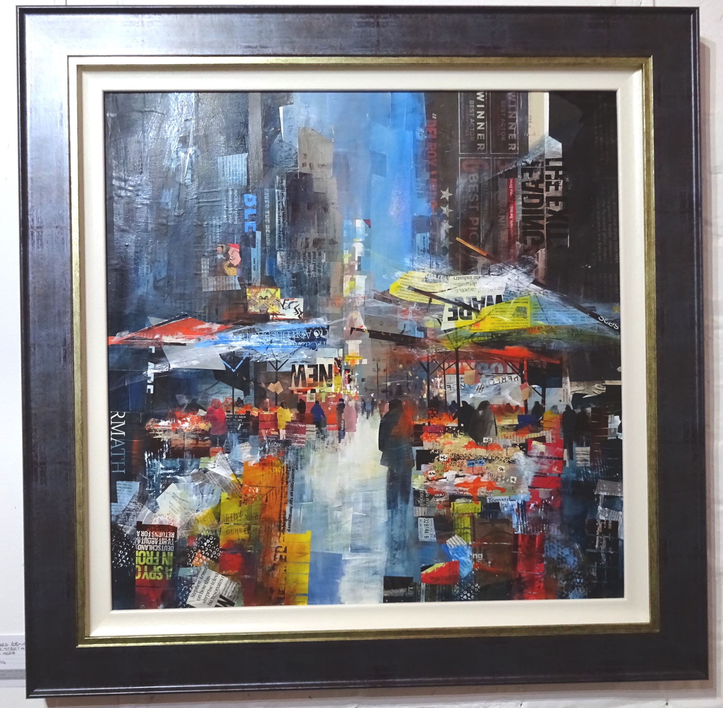 BERWICK STREET MARKET by Ed Robinson (Mixed Media)