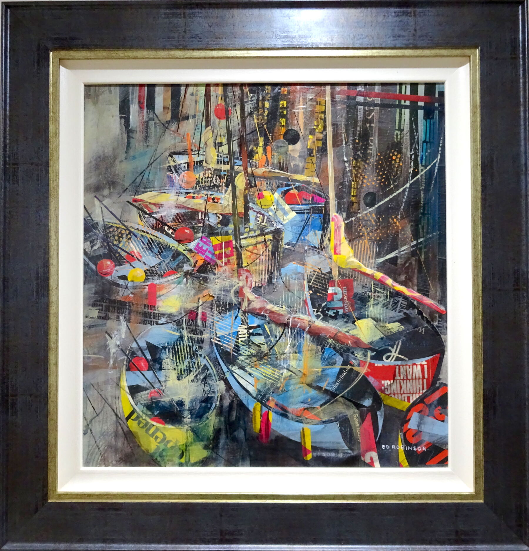 MORSTON QUAY, NORFOLK by Ed Robinson (Mixed Media)