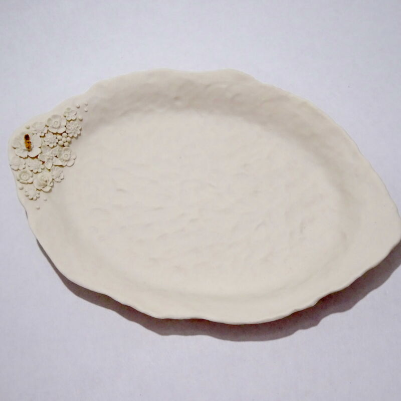FLORAL PLATTER by EMMA CONNOLY (Porcelain)