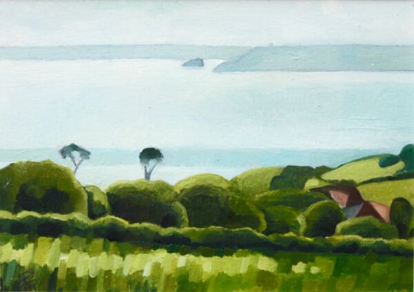 Hope Cove by Helen Beasley (Oil)