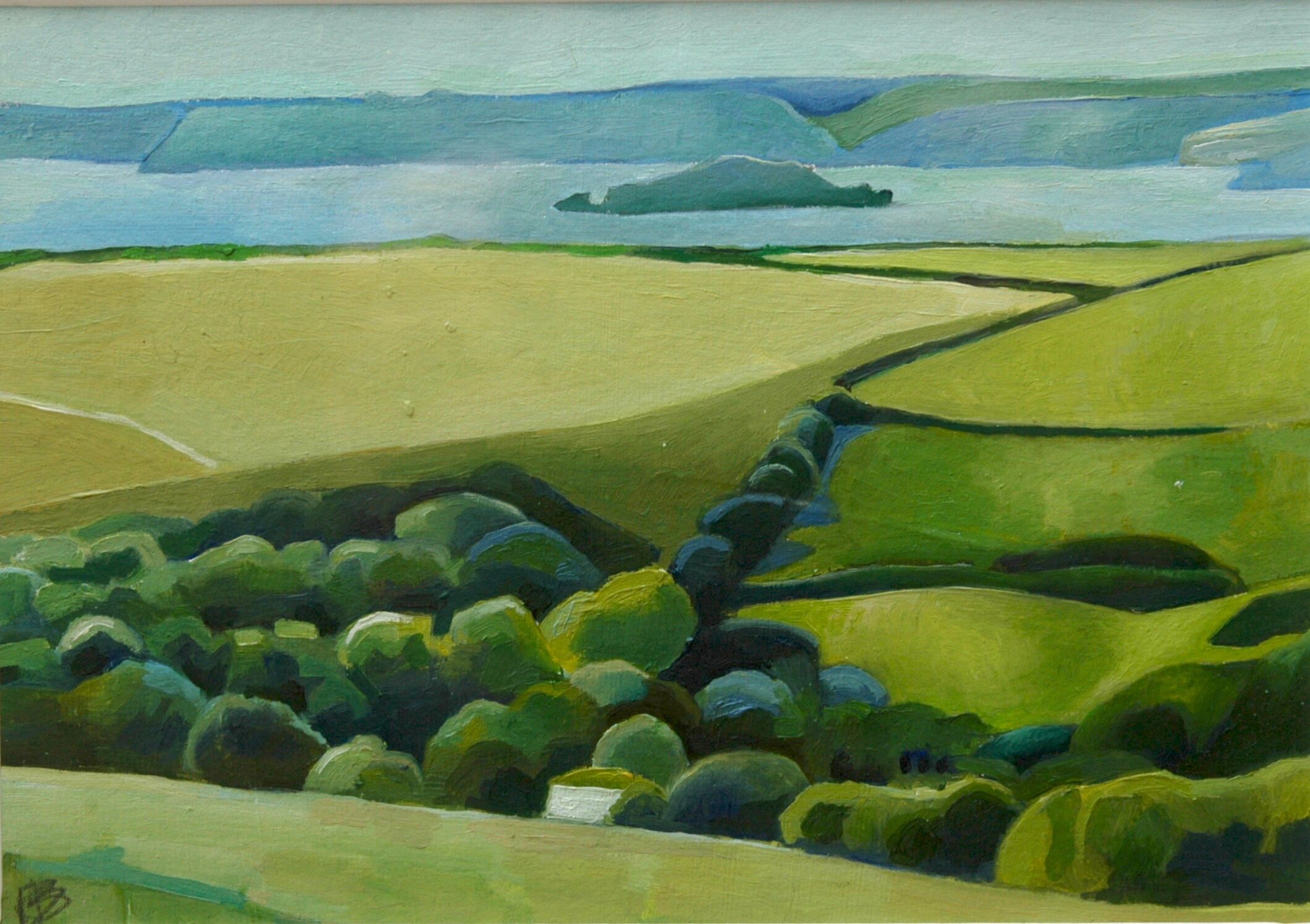 Burgh Island by Helen Beasley (Oil)