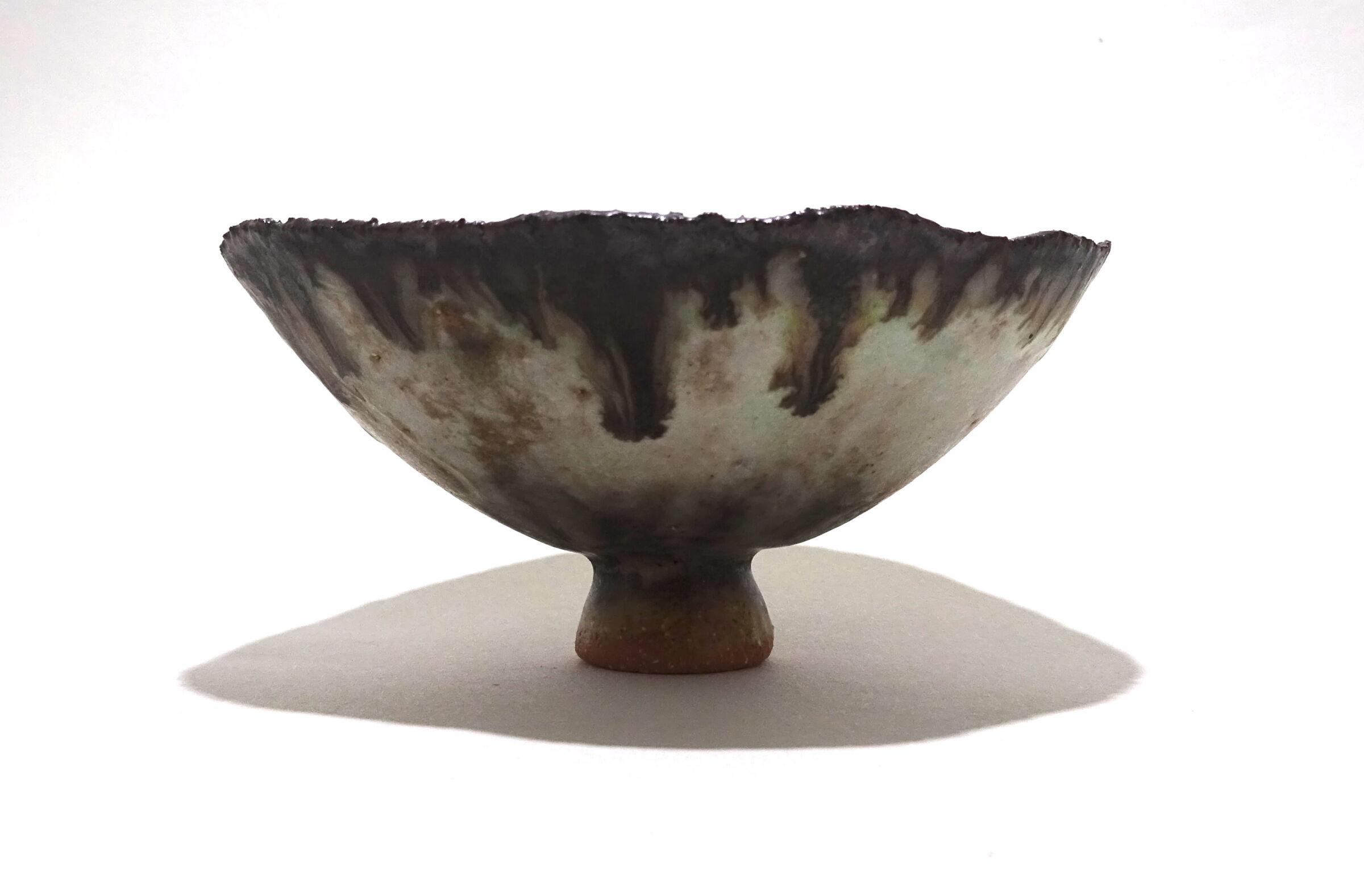 Pinch Pot with Sea Glass & Foot Ring by Julie O’Sullivan (Ceramic)