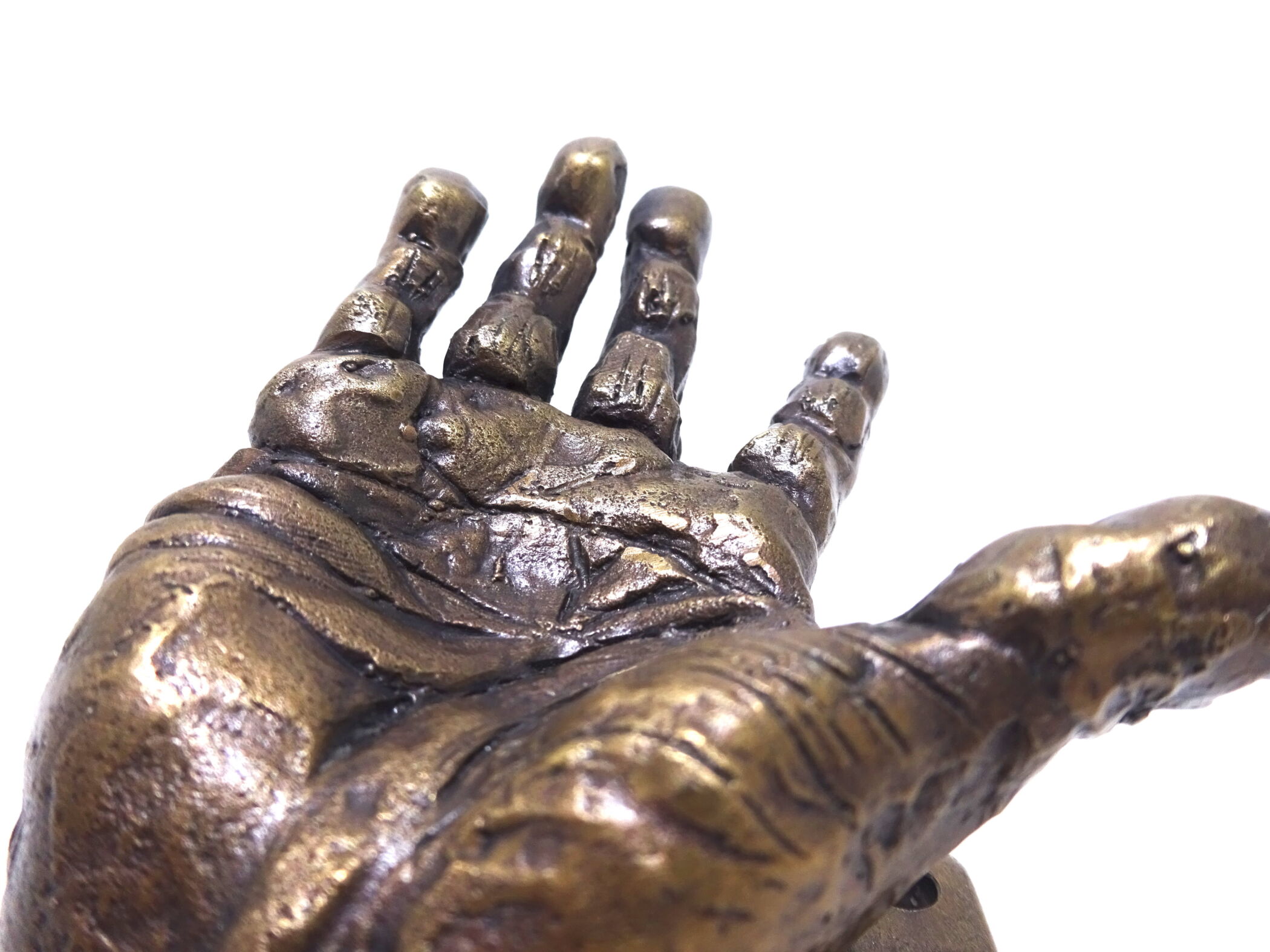 Bronze Hand Coat Hook by Nick Davis (Bronze)