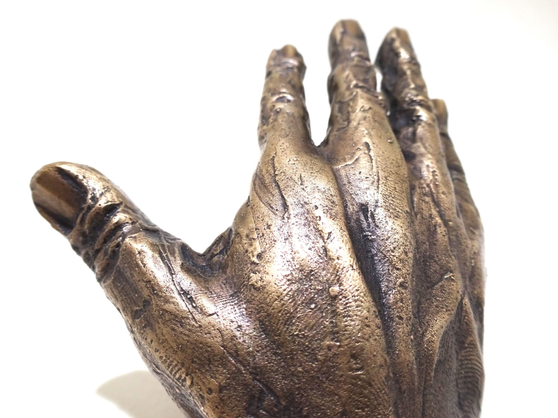 Bronze Hand Coat Hook by Nick Davis (Bronze)
