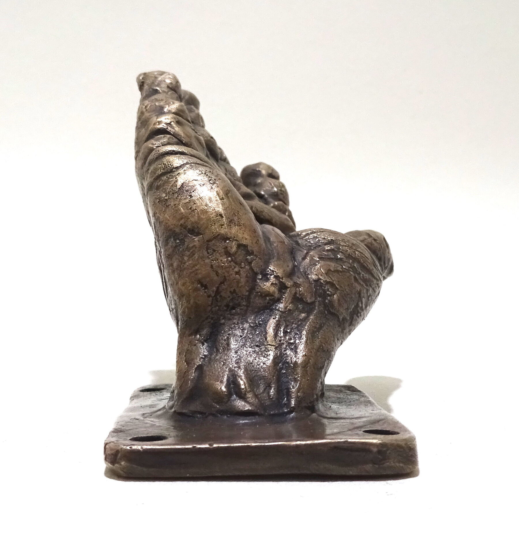 Bronze Hand Coat Hook by Nick Davis (Bronze)