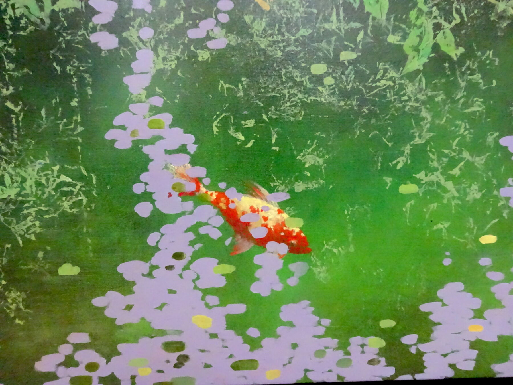 OARE HOUSE WATERS by Tony Alcock (Acrylic On Linen)