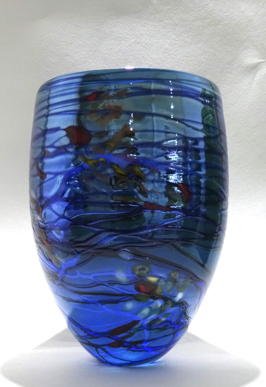 Tall Boulder Bowl by Will Shakspeare (Blown Glass)