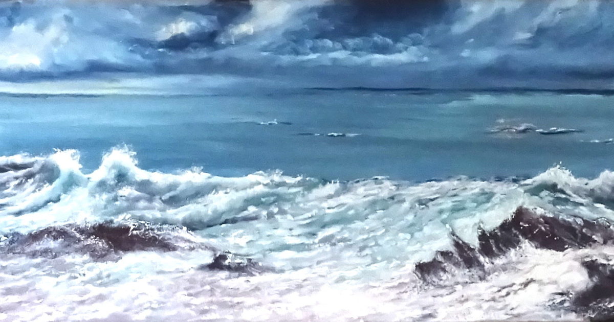 Baleal, The Storm is Passing by Robin Souter (Oil)