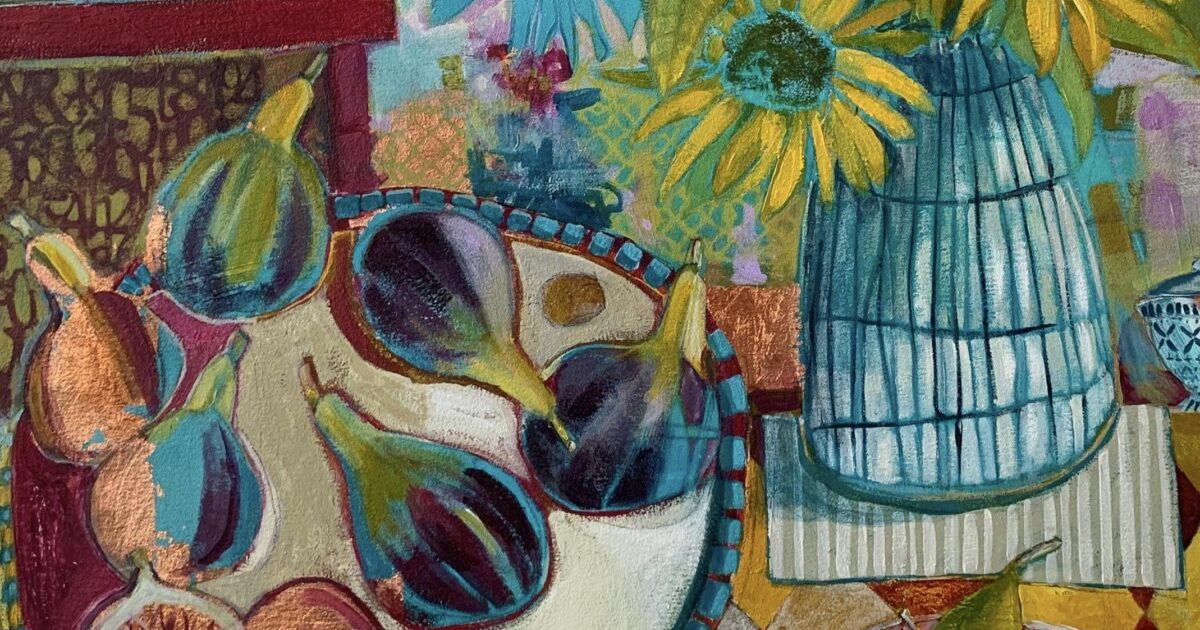 blue by Tiffany Logan (Mixed Media)